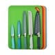 14-Piece Color-Coded Knife & Cutting Board Set – Razor-Sharp Stainless ...