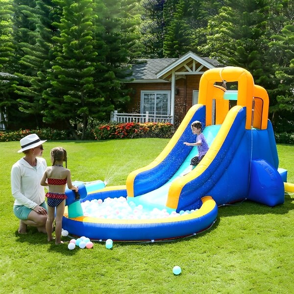 Splash and slide inflatable water slide store