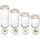 Circleware 4 piece canister set with HERB Decal Ceramic lid - Bed Bath ...