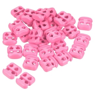 Cord Locks, 100 Pack Oval Spring Toggle Stopper, Pink - Bed Bath ...