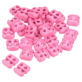 Cord Locks, 30 Pack Oval Spring Toggle Stopper, Pink - Bed Bath ...