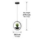 Artika Colin Modern Pendant Light Fixture, Matte black - Bed Bath ...