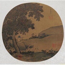 Herdboy Playing The Flute Astride A Water Buffalo by Yan Ciping Figures ...