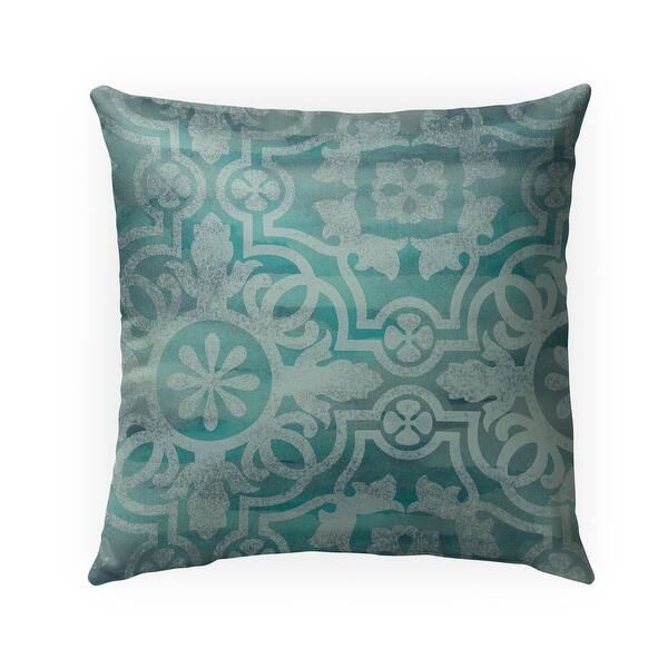 MYSTIC TILE TEAL Outdoor Pillow By Kavka Designs - Bed Bath & Beyond ...