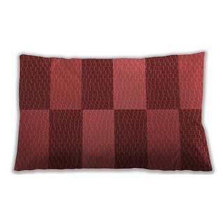 Ahgly Company Patterned Indoor-Outdoor Chilli Pepper Red Lumbar Throw ...
