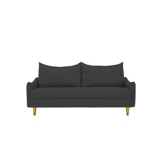 Flared Arms Reclining Loveseat Soft Cushion Back Sleeper Sofa ...