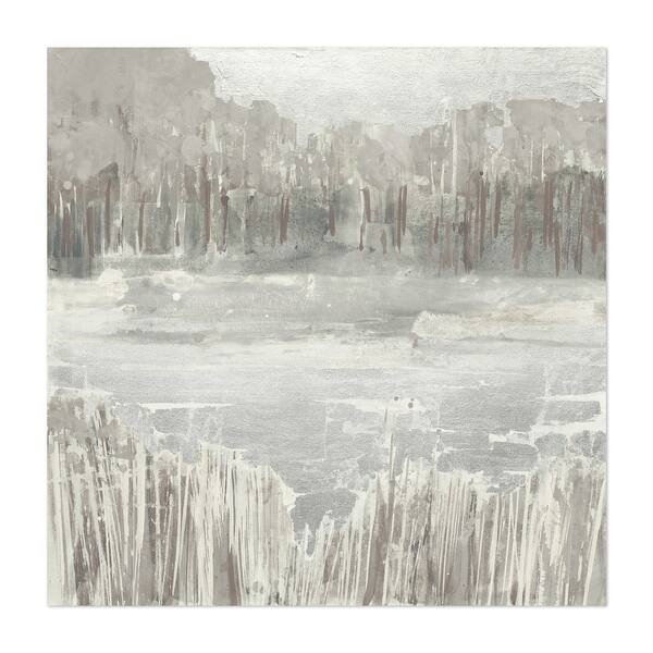 Silver Landscape Neutral Painting Abstract Tree Art Print/Poster - Bed ...