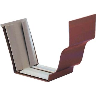Spectra Metals 5 In. Aluminum Brown Slip-Joint Gutter Connection - 1 ...