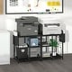 Printer Stand with Charging Station - 22.4 x 17.7 x 30.7 inches - Bed ...