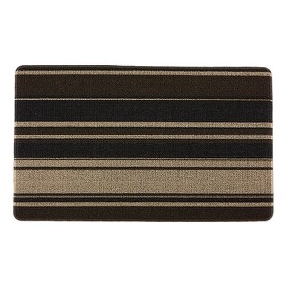Striped Rectangular Tufted Loop Doormat - 17.75" x 29.5" - Bed Bath ...
