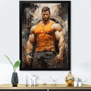 Designart "Bodybuilding Eternal Strength II" Aerobic & Bodybuilding ...