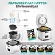Rice Robot Rice Cooker 4.5 Cups Cooked 1.2L Electric Mini Rice Maker ...