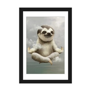iCanvas "Sloth Meditate" by Adam Lawless - Bed Bath & Beyond - 37483231