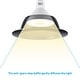 12 Pack Ceiling Can Light Trim for 6" Recessed Can, Full Metal Baffle ...