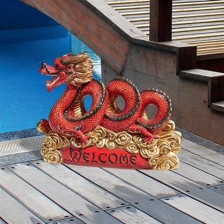 Design Toscano Asian Dragon Welcome Statue - Bed Bath & Beyond - 20057505