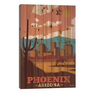 Phoenix Print On Wood by IdeaStorm Studios - Multi-Color - Bed Bath ...