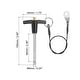T Handle Lock Pins, Quick Release Pin 304 Stainless Steel Safety ...