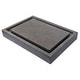 Rectangular Infinity Pool Sink - Honed Pietra Grey Marble - Bed Bath ...