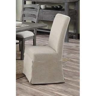 The Gray Barn Snowshill Buff Linen Upholstered Dining Chair (Set of 2 ...