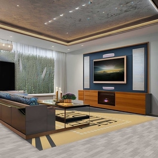 MOVIE NIGHT CHARCOAL Home Theater Mat By Kavka Designs - Bed Bath ...