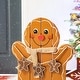 Glitzhome 24"H Wood Gingerbread Man Porch Decor - Bed Bath & Beyond ...