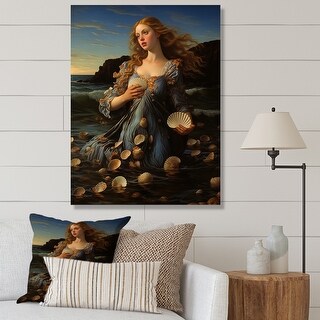 Designart "Masterpiece The Birth Of Venus I" Masterpiece Wall Art ...