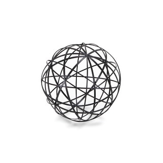 Black Metal Decorative Wire Ball Table Decor - Bed Bath & Beyond - 36178195