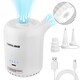 Electric Air Pump with 3 in 1 Nozzles for Different Valves - Bed Bath ...