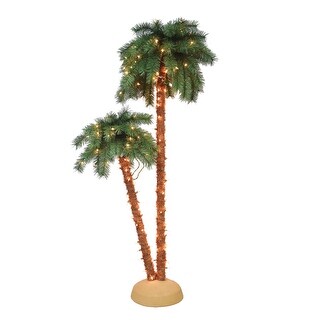 3.5 foot to 6 foot Palm Trees, 175 UL Clear Lights - Bed Bath & Beyond ...