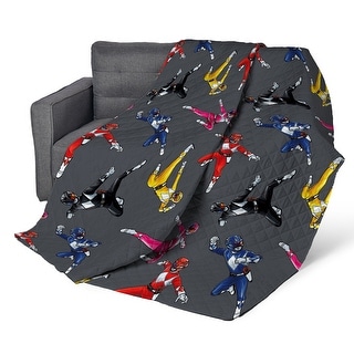 Hasbro Power Rangers Quilted Throw Blanket - Bed Bath & Beyond - 43053211