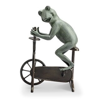 Spi Workout Frog On Bicycle Garden - Bed Bath & Beyond - 38214430