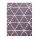 Modern Area Rug for Living Room Geometric Pattern in pastel colors ...