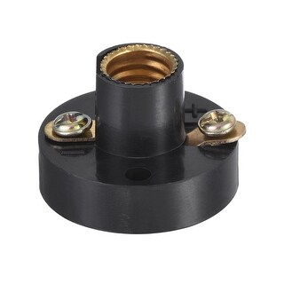 Lamp Socket for E10 Light 30x20mm Screw Base Bulb Holder Black 10pcs ...