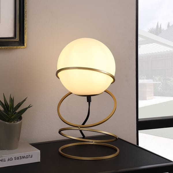led globe table lamp