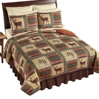 Wild Lodge Northwoods Patchwork Style Quilt - Bed Bath & Beyond - 38297013