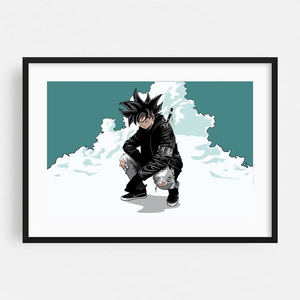 Goku Illustrations Anime Cartoon Dragon Dragonball Z Art Print/Poster ...
