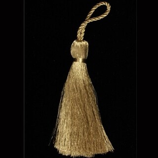Club Pack of 20 Decorative Large Gold Metallic Tassels 4" - Bed Bath ...