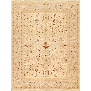 Canvello Nomad Art Collection Hand-Knotted Lamb's Wool Area Rug- 9'2" X ...