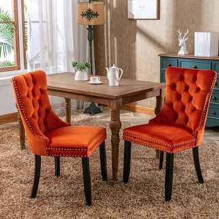 Button Tufted Barstools Sets Orange Bar Stools Reading Stools Chair ...