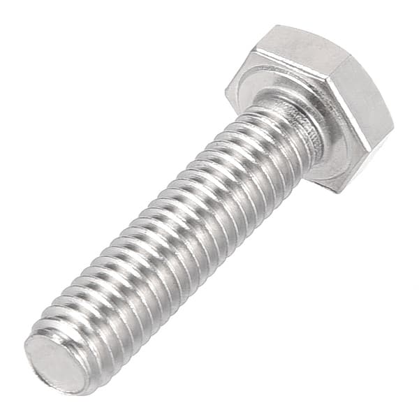 M6 x 25mm Stainless Steel Hex Head Left Hand Screw Bolts Fastener 4pcs ...