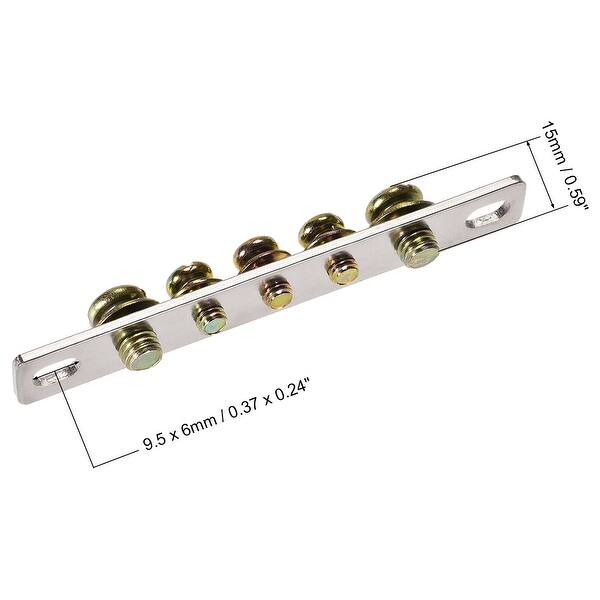 Terminal Block Connector Bar 3-13 Positions Single Row Ground Wire ...