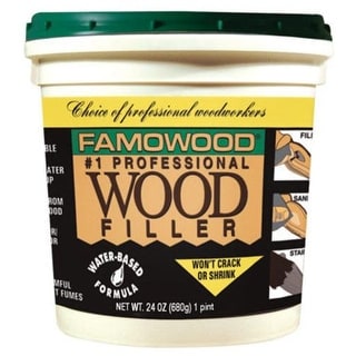 Famowood 40022134 Water Based Wood Filler,1 Pint, Red Oak - Bed Bath ...