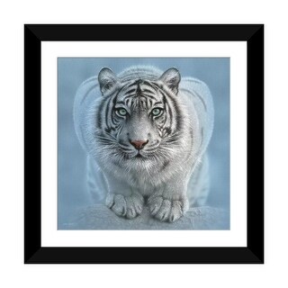 iCanvas "Wild Intentions - White Tiger, Square" by Collin Bogle - Bed ...