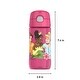 16oz Kids Water Bottle with Push-Button Lid and Covered Spout ...