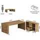 63" L Shaped Desk with Storage, Executive Office Desk - Bed Bath ...