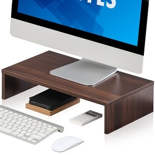 FITUEYES Monitor Stand - Computer Monitor Riser with 16.7 Inch Shelf ...