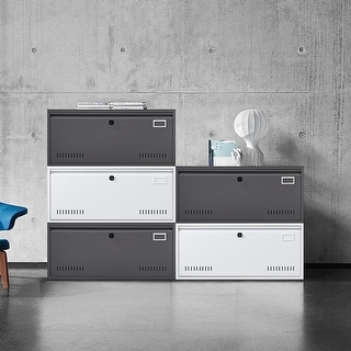 Biometric Fingerprint File Cabinet, Large Drawer Filing Cabinet - Bed ...