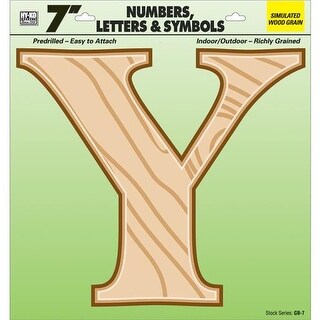 Hyko Prod. 7" Poly Letter Y GB-7/Y Unit: EACH - Bed Bath & Beyond ...