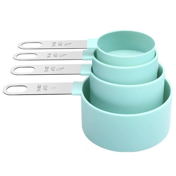 Stainless Steel Handle Measuring Cups Set Stackable Cups set of 4 - On ...