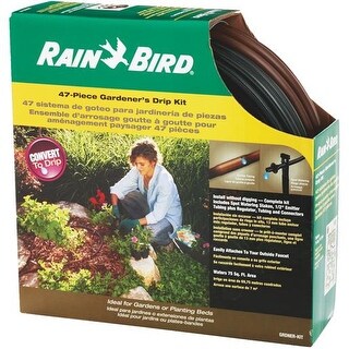 Rain Bird Corp. Consumer Gardeners Drip Kit GRDNERKIT Unit: EACH - Bed ...